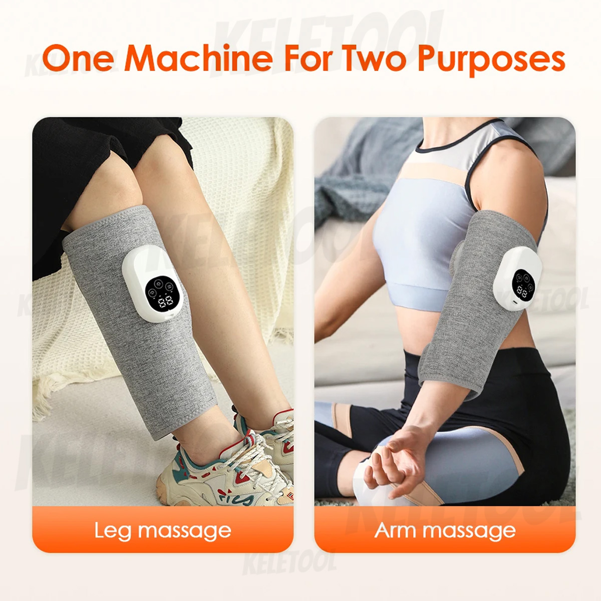 Air Pressure Calf Massager 按摩脚 3 Mode Foot Leg Muscle Relaxation ...