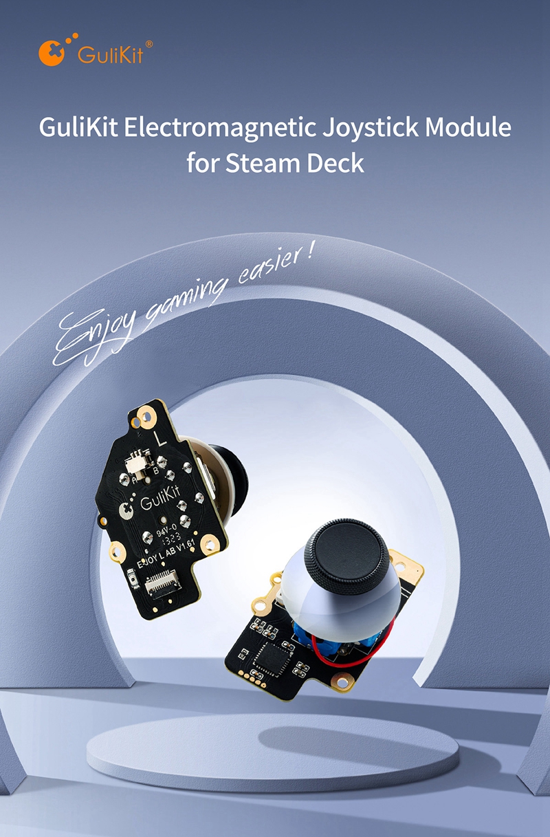 GuliKit Electromagnetic Joystick Module for Steam Deck OLED/Steam Deck ...