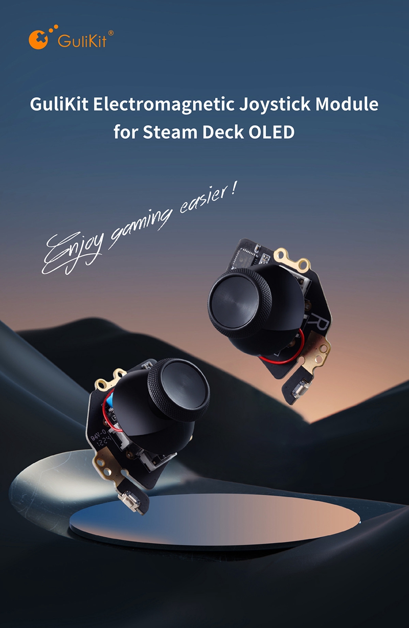 GuliKit Electromagnetic Joystick Module for Steam Deck OLED/Steam Deck ...