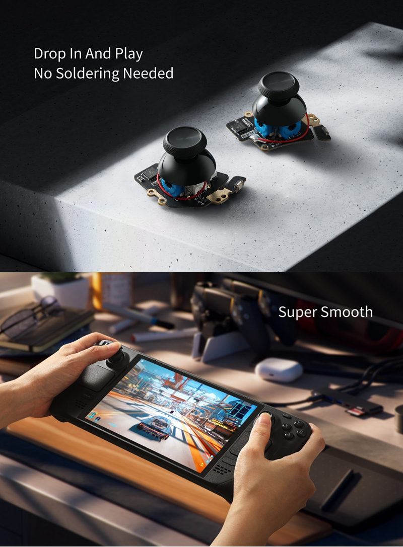 GuliKit Electromagnetic Joystick Module for Steam Deck OLED/Steam Deck ...