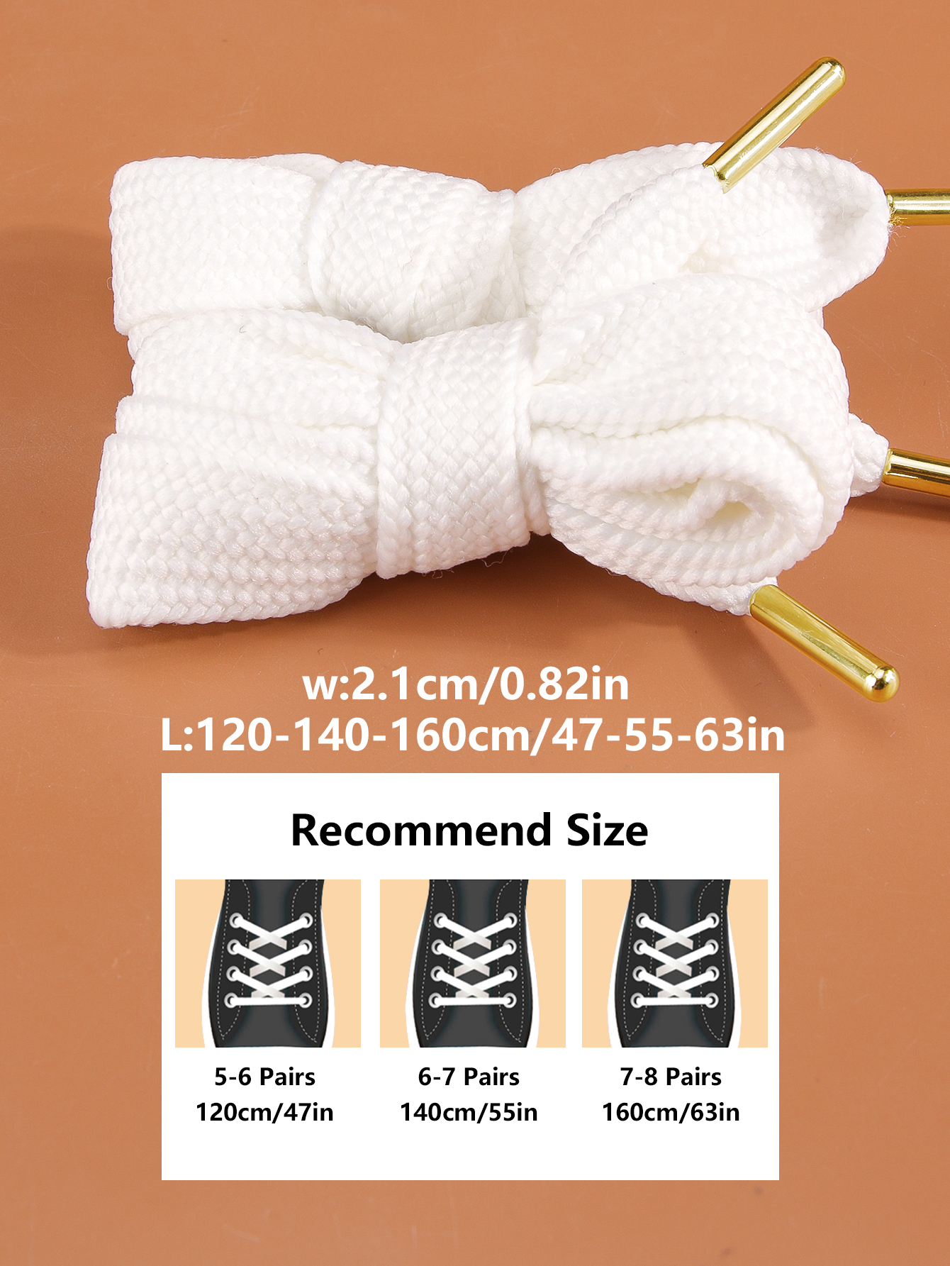 Wide Fat Shoe Laces for Sneakers and Boots – 3/4" Athletic Shoelaces ...