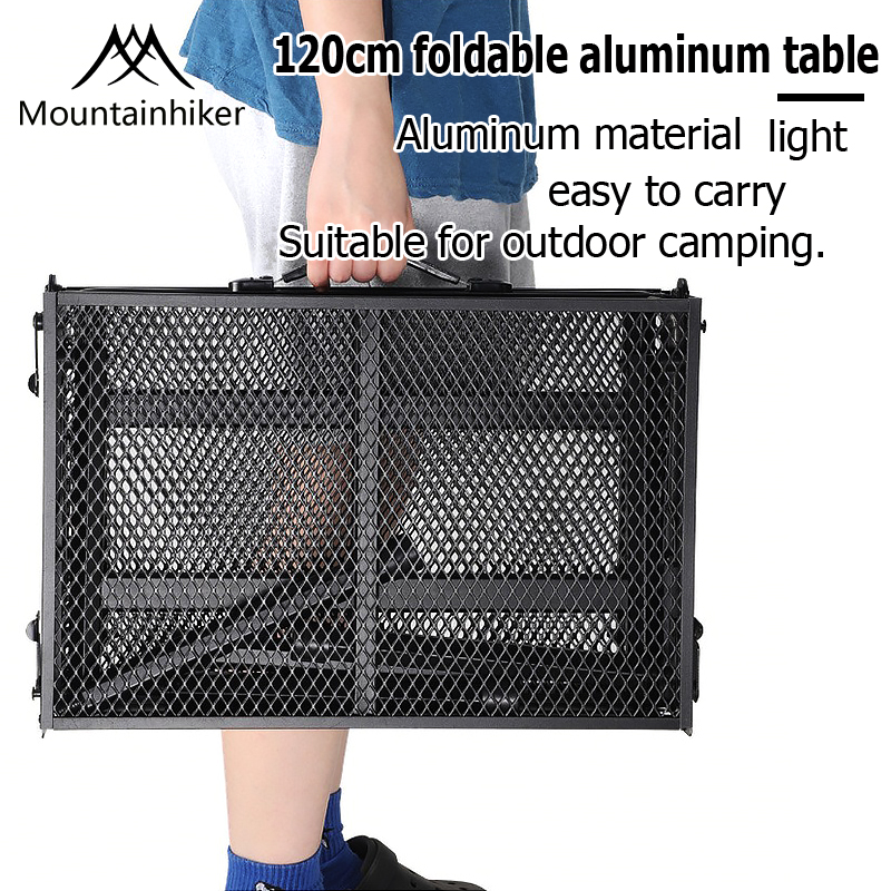 MOUNTAINHIKER outdoor camping table Meja lipat Height adjustable ...