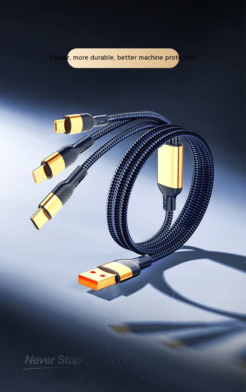 200W Ultra Fast and Efficient Length Adjustable Charging Cable for ios ...