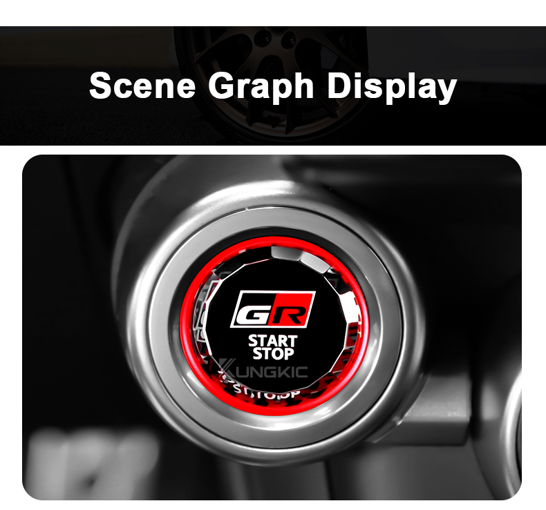 For Toyota GR86 2021 2022 Crystal Car Engine Start Button One Start ...