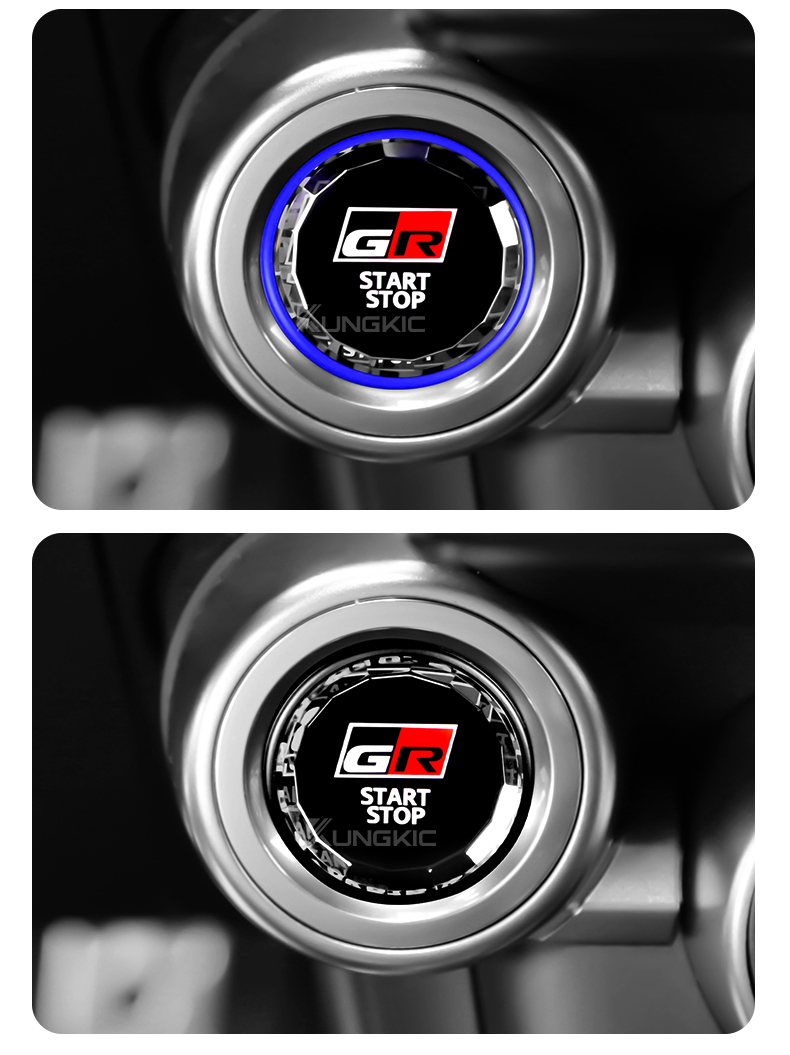 For Toyota GR86 2021 2022 Crystal Car Engine Start Button One Start ...