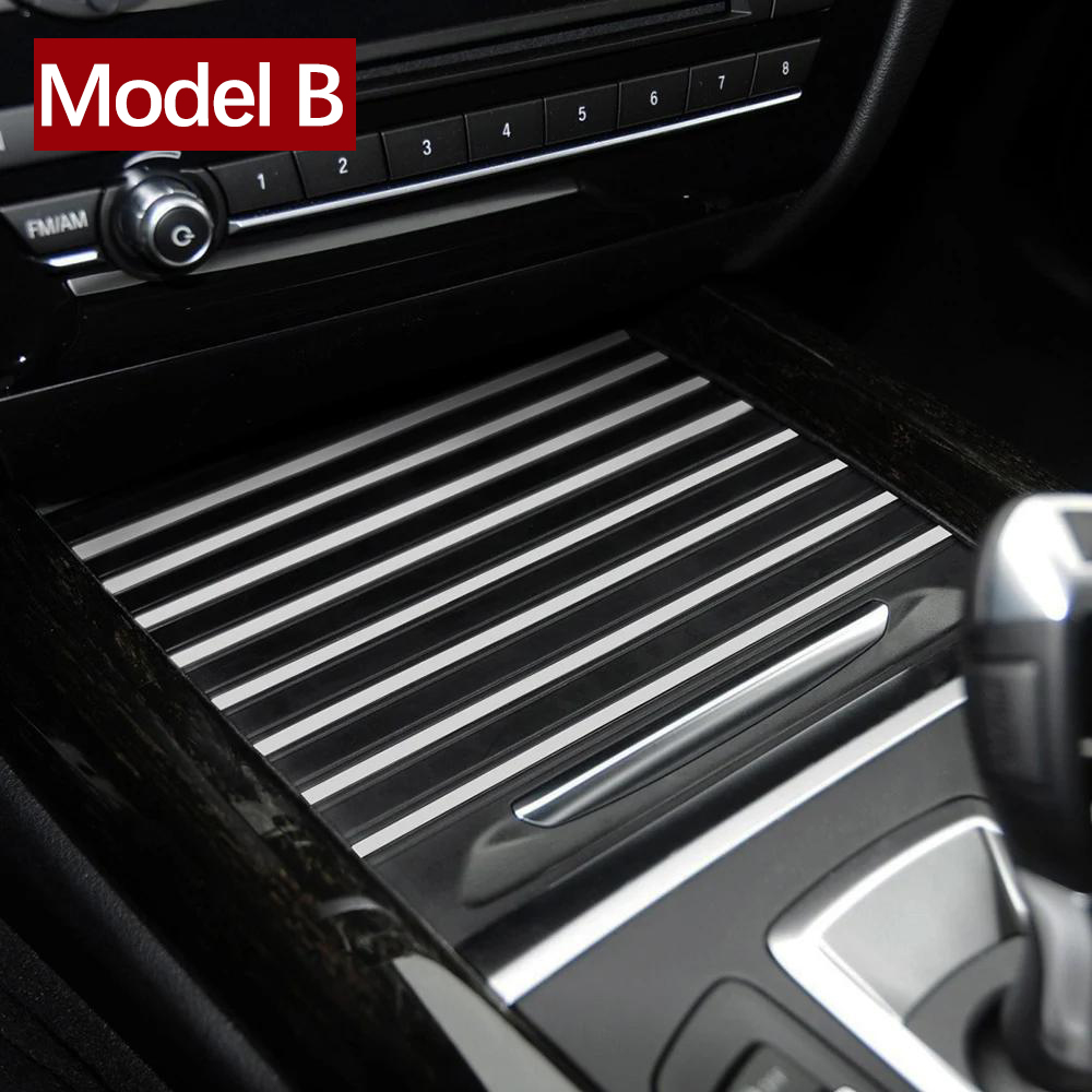 Car Interior Central Drink Water Cup Holder Cover Trim Rolling Blind ...