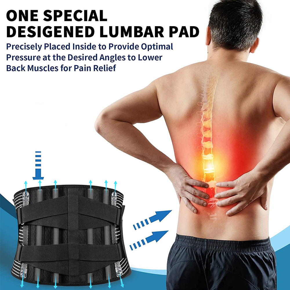Adjustable Back Lumbar Support Belt Double Pull Medical Waist ...