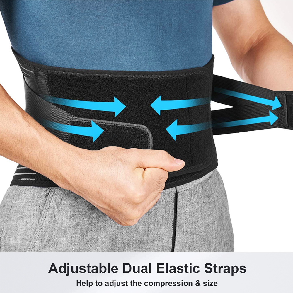 Adjustable Back Lumbar Support Belt Double Pull Medical Waist ...