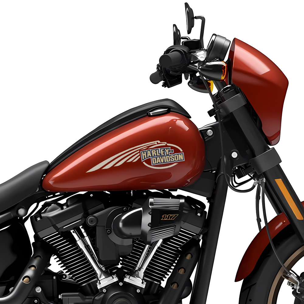 2pcs 29CM HARLEY DAVIDSON Motorsport Decorative Motorcycle Vinyl Decals ...