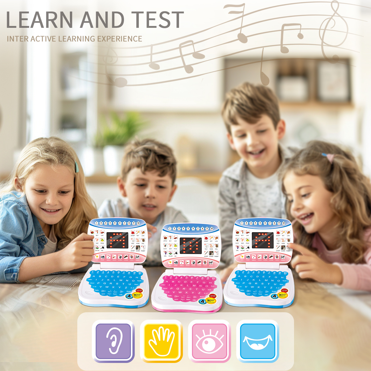 Smart Preschool Laptop Interactive Learning Tablet Delightful ...