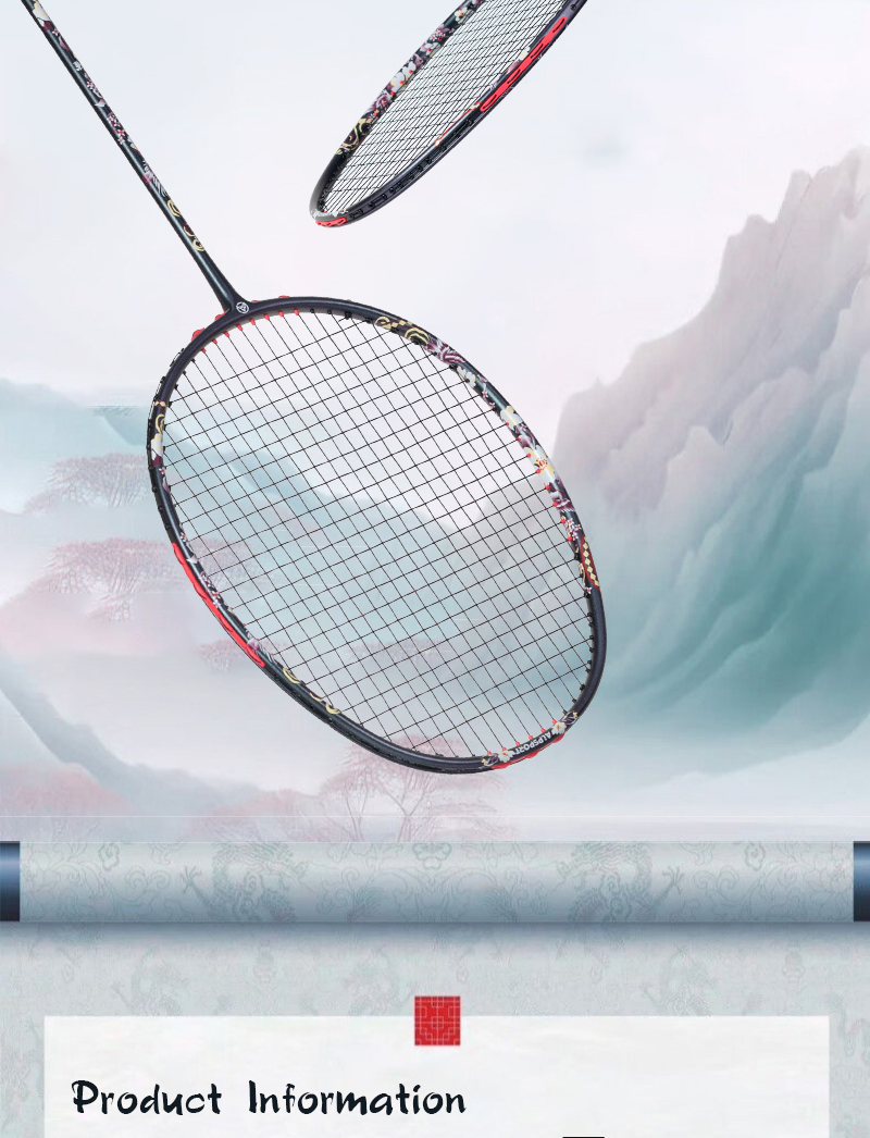 ALPSPORT HQ 6U Max 35LBS Balanced Badminton Racket Single With Bag ...