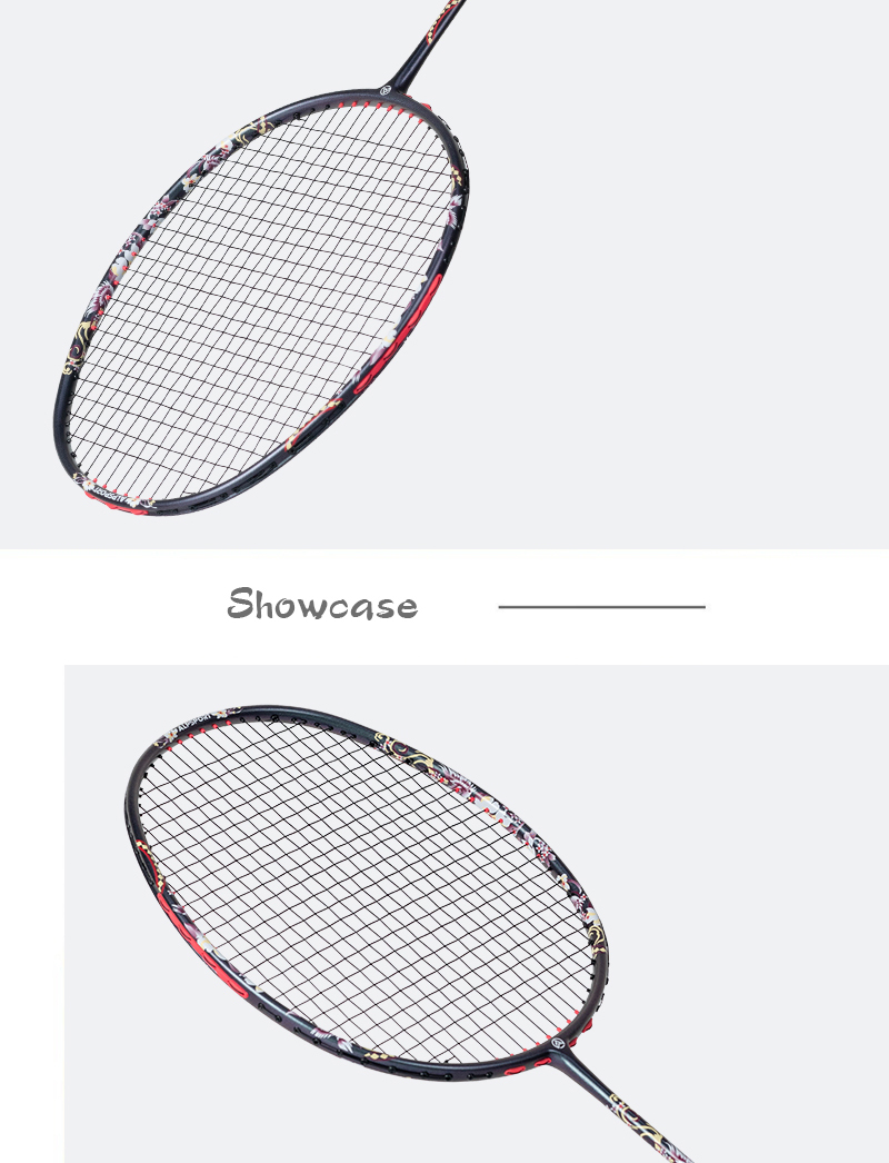 ALPSPORT HQ 6U Max 35LBS Balanced Badminton Racket Single With Bag ...