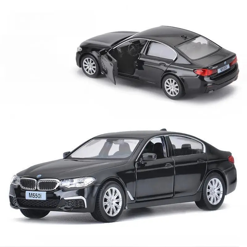 RMZ CITY 1:36 BMW M550i 5 Series Simulation Die Cast Car Models Diecast Alloy Metal Miniature ...