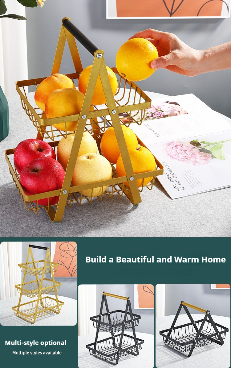 Onion Rack Fruit Basket Rak Bawang Rak Vegetable Storage Kitchen Rack ...