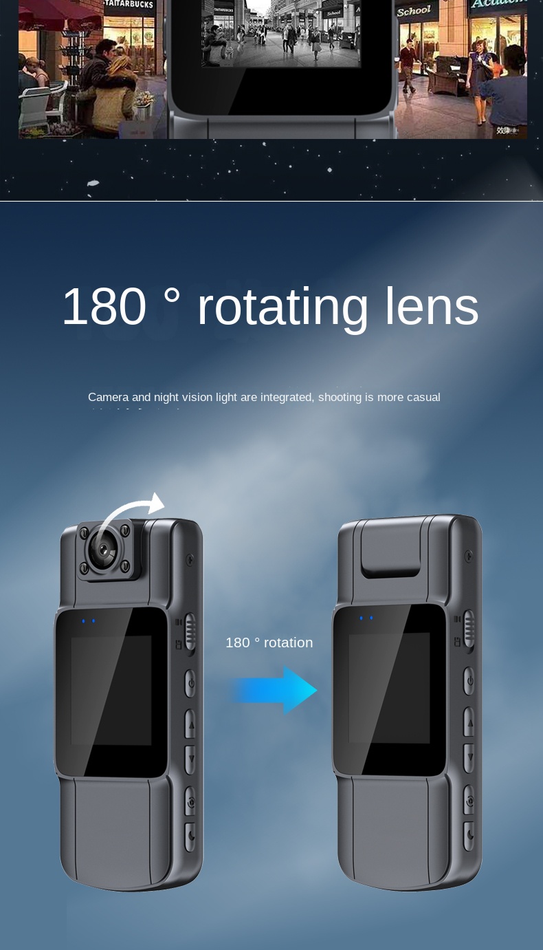 L11 2K Action Camera IR Night Vision Body Camera Video Recorder ...