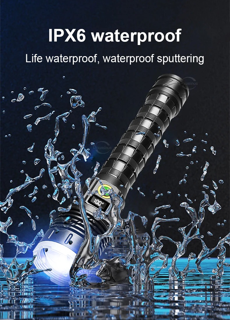 2024 flashlight water proof torchlight powerful 1000000lm japan ...