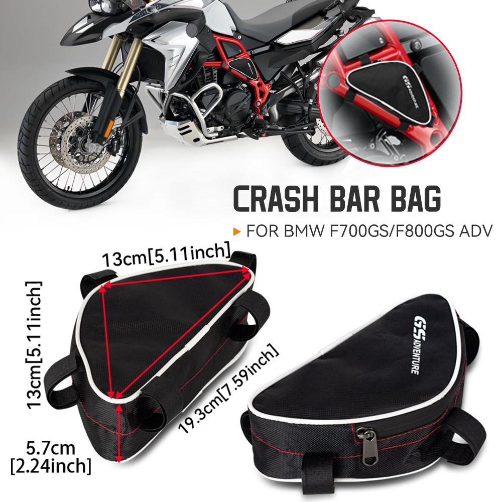 Motorcycle Frame Waterproof Bag For BMW F800GS F700GS Suzuki V-Strom ...
