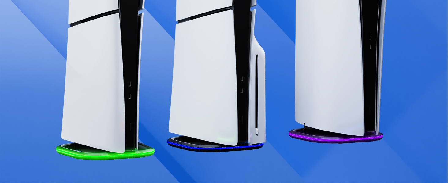 Vertical Stand for PS5/PS5 Slim Consoles, Playstation 5 Vertical Stand ...