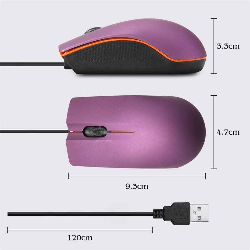 hot selling# Lenovo M20 USB Wired mini Mouse 1200 DPI Optical Mouse For ...