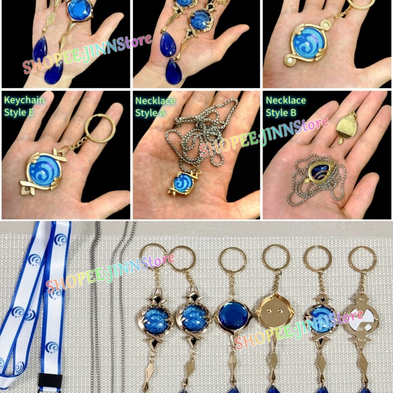 - JINN - Genshin Impact Vision Fontaine Water God FURINA VISION ...