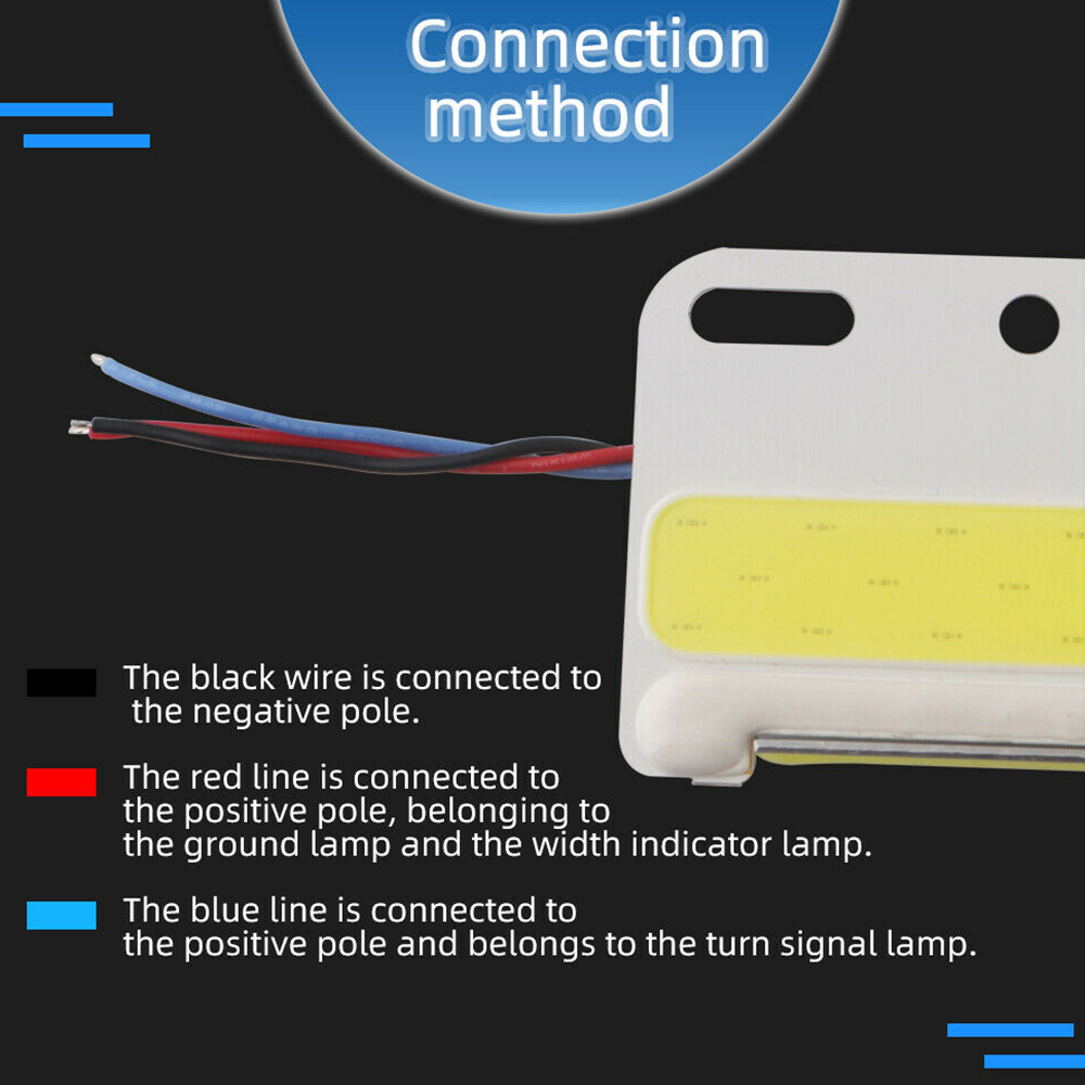 24V Truck Turning Light Sidelight Decoration Signal Lamp Lorry Night ...