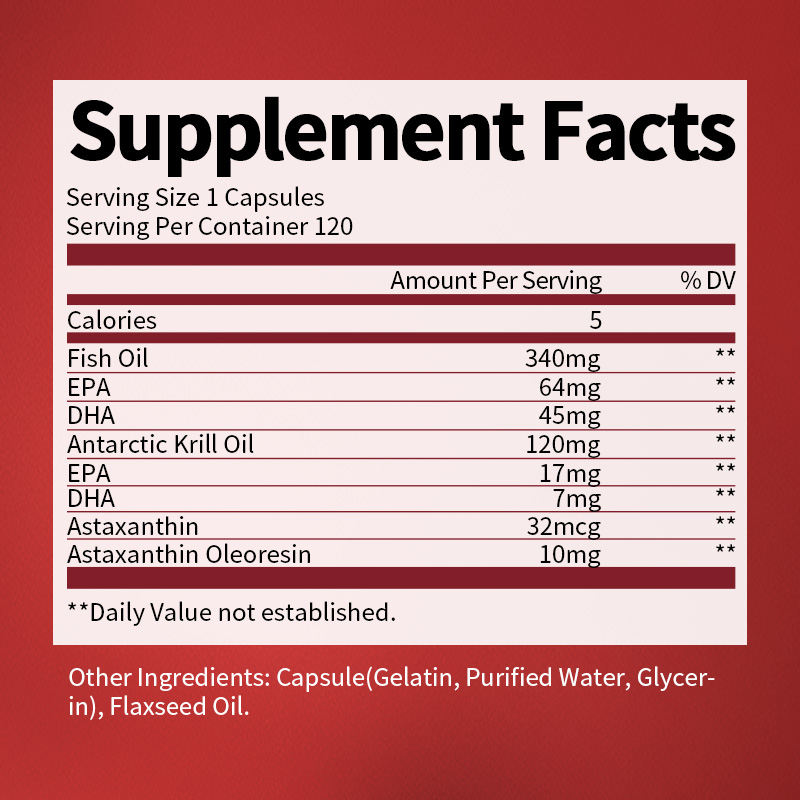 Minch Astaxanthin Capsules With Fish Oil Protect Eyes , Skin Care ...
