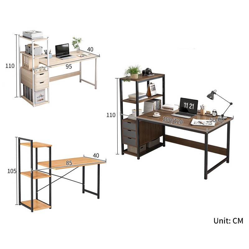 CiCi Multipurpose meja computer table study Writing Dekstop Table ...