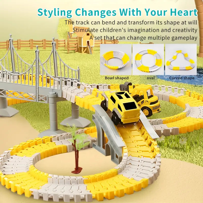 Children's electric rail cars, car toys, DIY toys, children's toys, toy ...