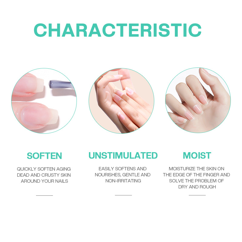 Cuticle Remover Softener 500ml Nail Cuticle Softener Nail Dead Skin ...