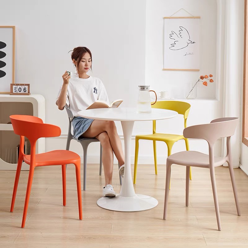 IKEA High-Quality Ergonomic Oiffice Chair Plastic Comfort Dining /Study ...