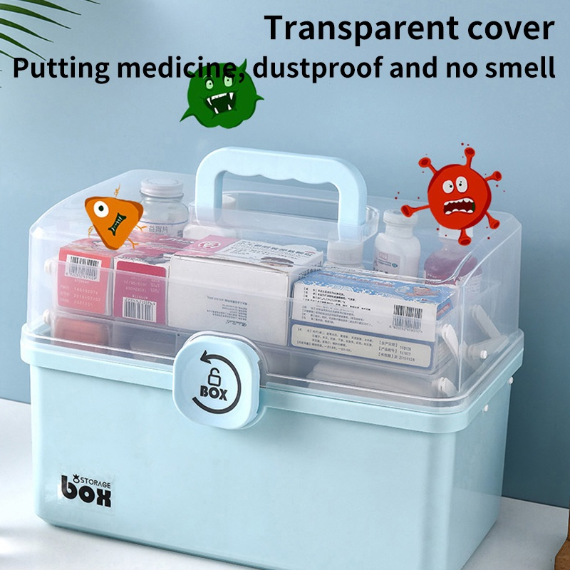 IKEA Durable Medical Box Multi Purpose Household First Aid Kit Medicine ...