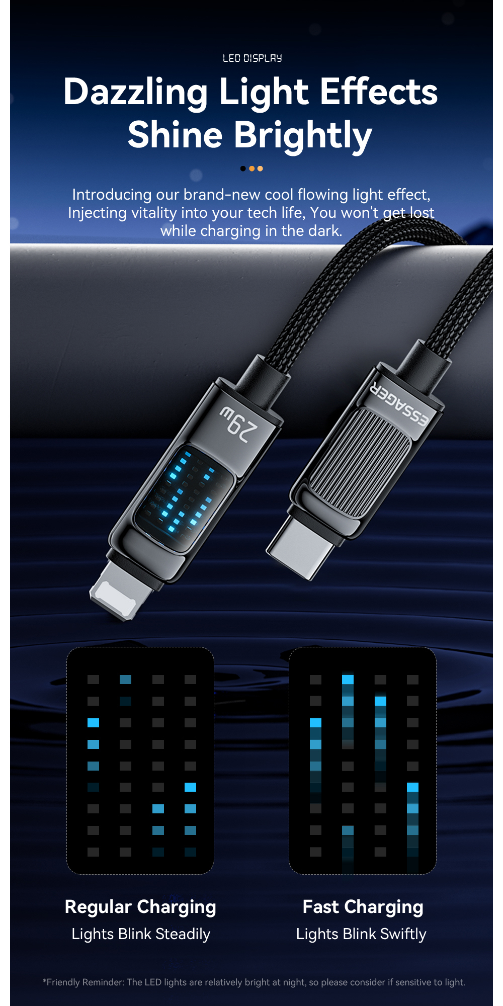 Essager 29W PD USB C Cable Cable for 14 13 12 Pro Max Fast Charging USB ...