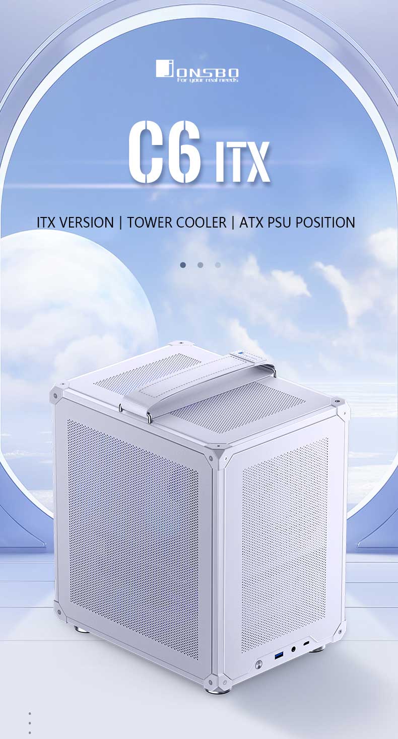 Jonsbo C6 Matx Mini Itx Case For Pc Type C Atx Power Supply Itx