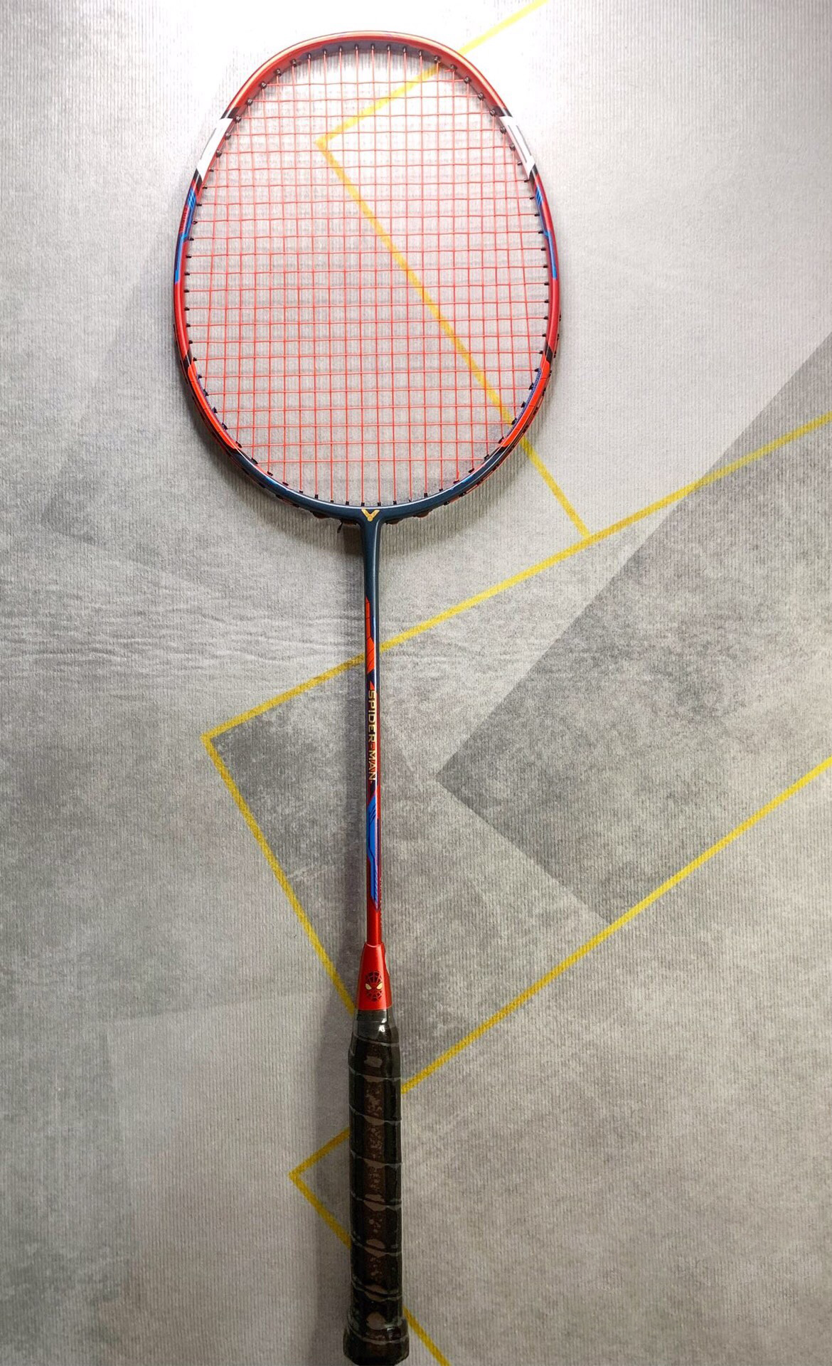 VICTOR VICTOR VICTOR SPIDER-MAN Spiderman Co-Branded Badminton Racket ...