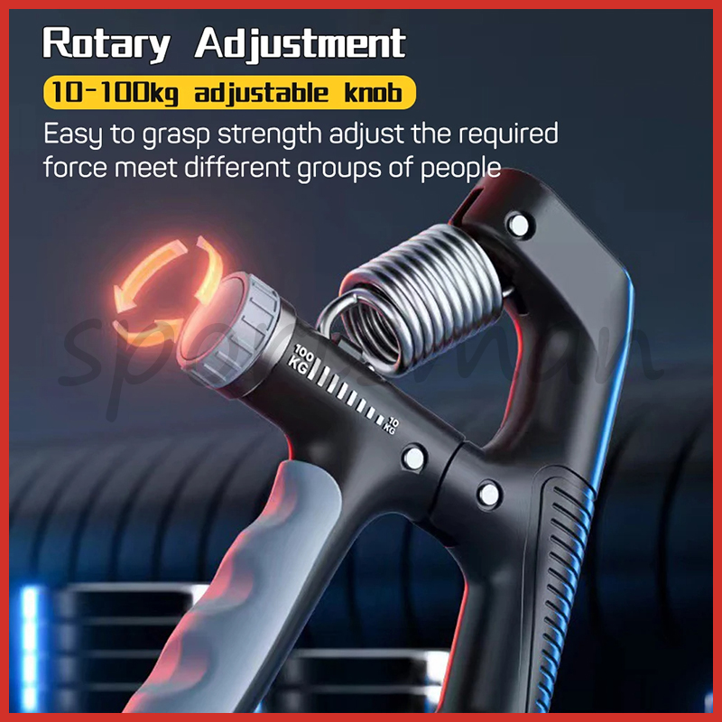 Smart Counting Hand Grip 10-100KG Adjustment Exercise Power ...