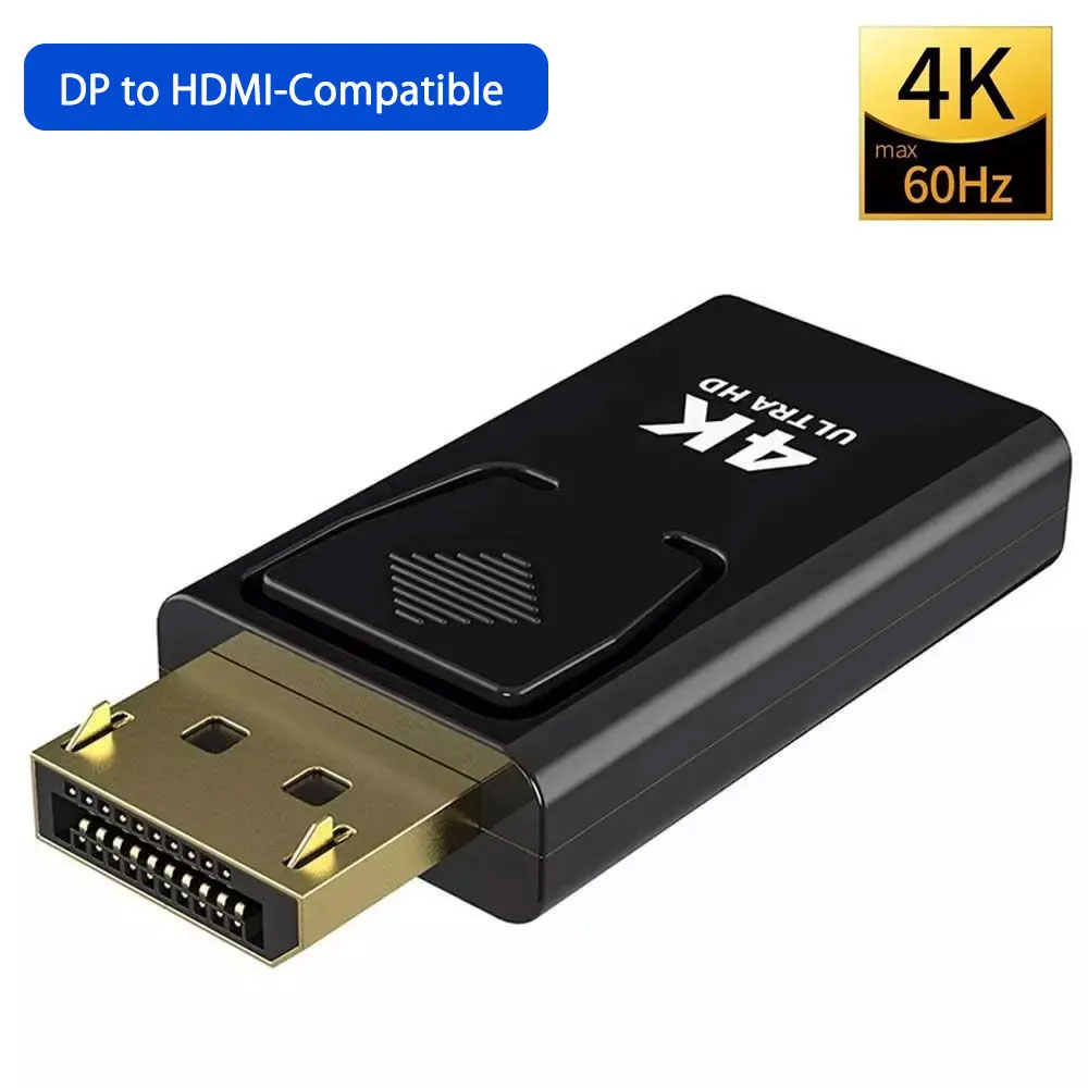 Full DP to HDMI Adapter 4K 1080P DisplayPort to HDTV Converter for PS5 ...