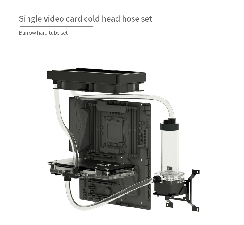 Barrow Water Cooler Custom Kit Hard /Soft Tube Water Cooler Kit For ...