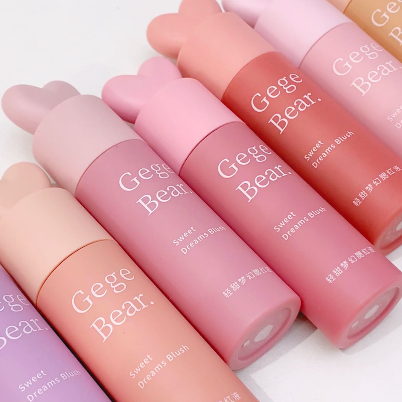 Gege Bear Liquid Blush&Liquid Contour Makeup Non-Drying Juicy Cheeks ...