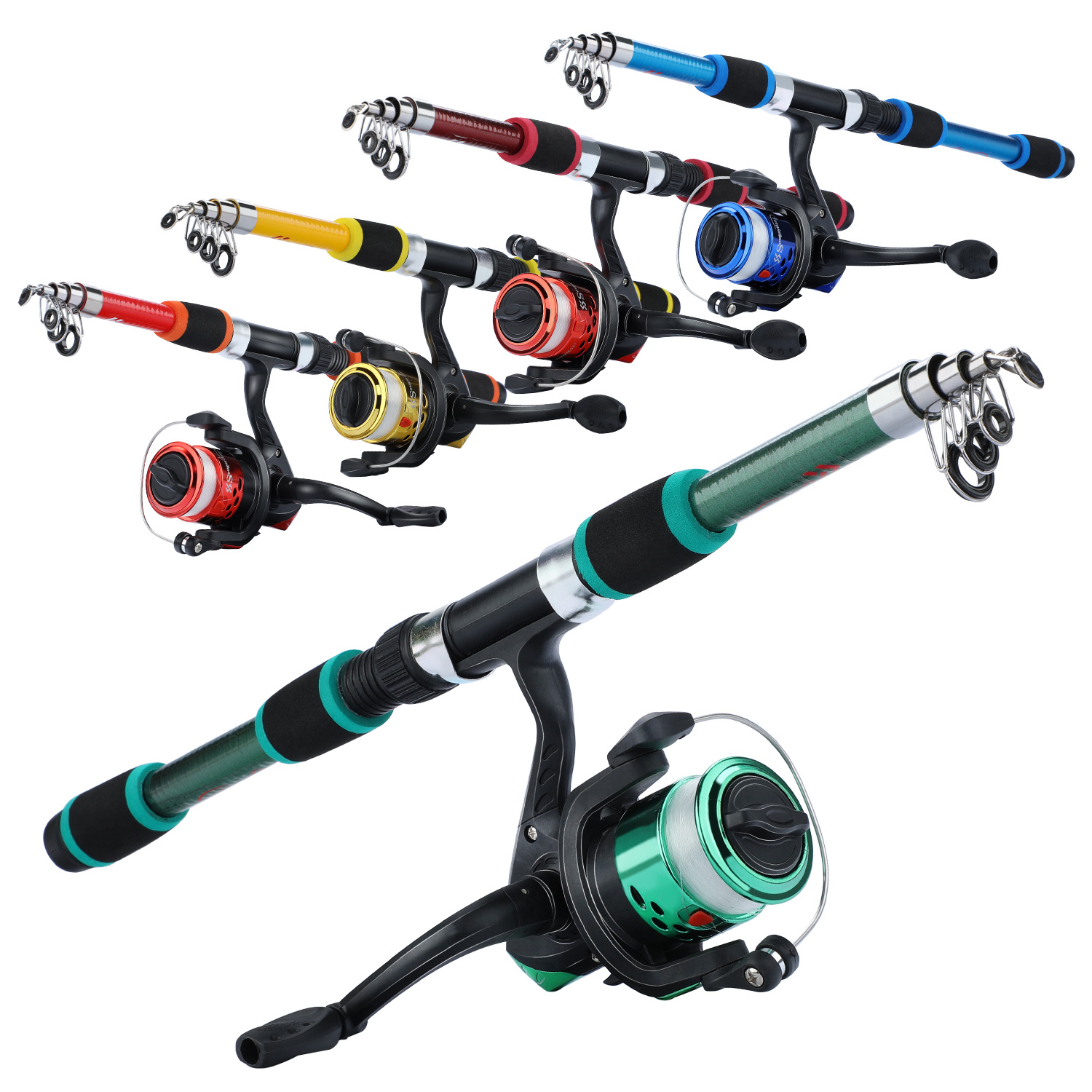 Sougayilang Fishing Rod&Reel&Bait Set Joran Pancing Full Set Mancing ...