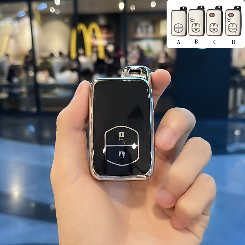 Toyota 2/3/4 Buttons TPU Key Cover Holder Keychain Protector For Toyota ...