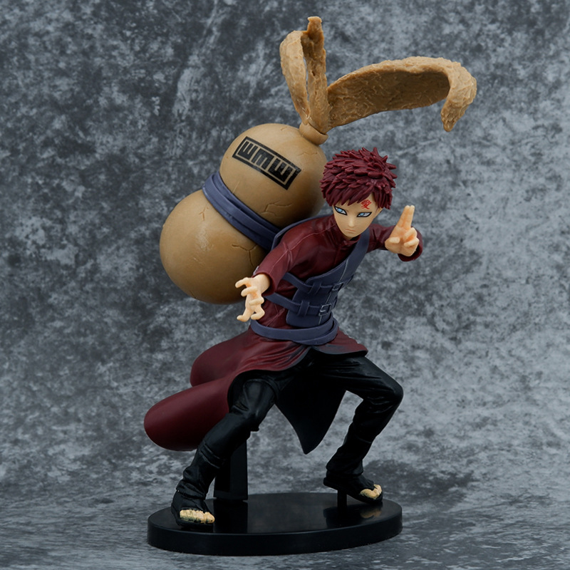 22cm Anime Naruto Figure Gaara PVC Action Figure Fighting Form Gourd ...