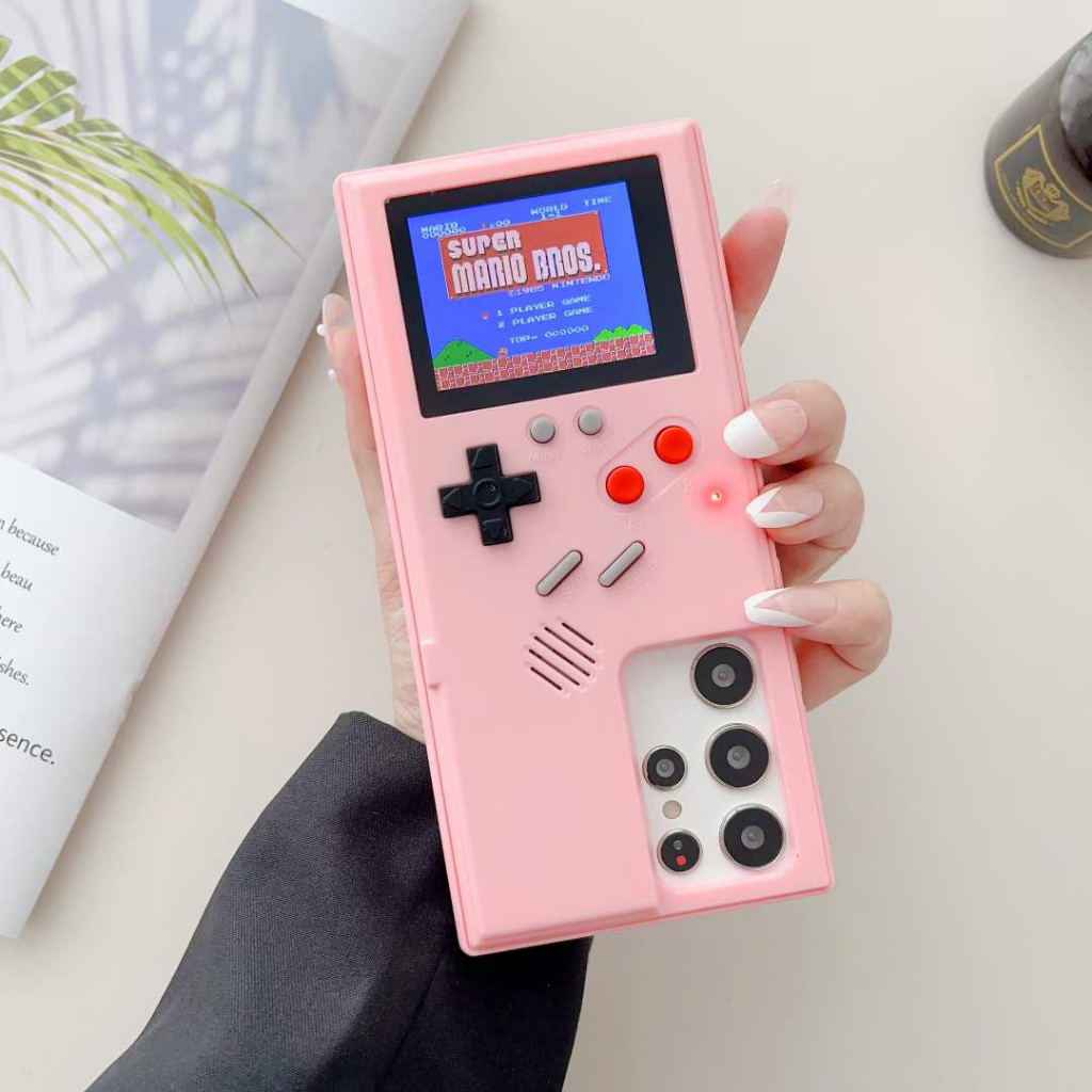 Playable Video Game Boy Phone Case for Samsung S24 S23 Ultra S22 S23 ...
