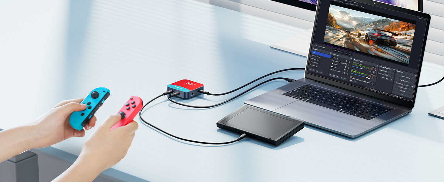 ACASIS Type-c Capture Card & Docking Station 2-In-1, 1080P 60Hz Game ...