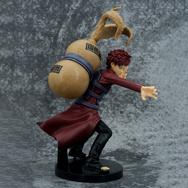 22cm Anime Naruto Figure Gaara PVC Action Figure Fighting Form Gourd ...