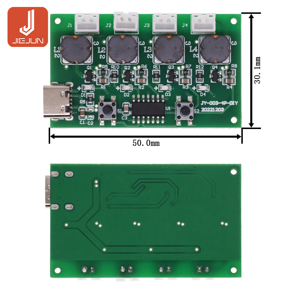 Type-C USB Mini Humidifier DIY Kits Mist Maker Driver Circuit Board 4 ...