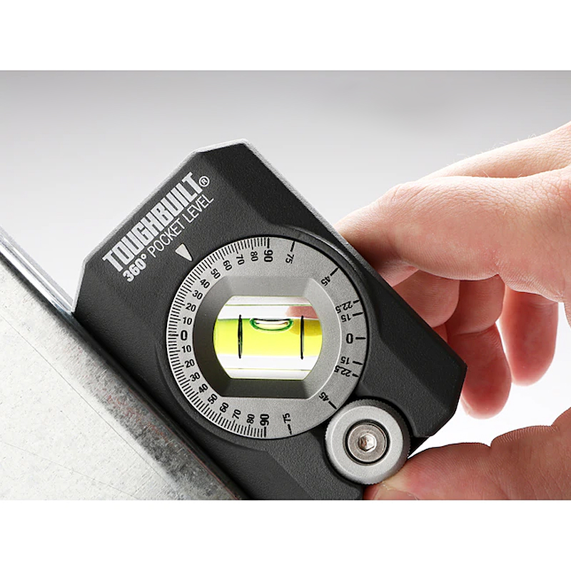 TOUGHBUILT TB-H2-L-4R T Angle Measuring Level Magnetic Small Level ...