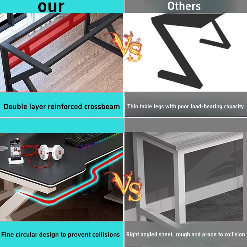 Computer desk, esports desk, gaming desk, esports desk, desk, office ...