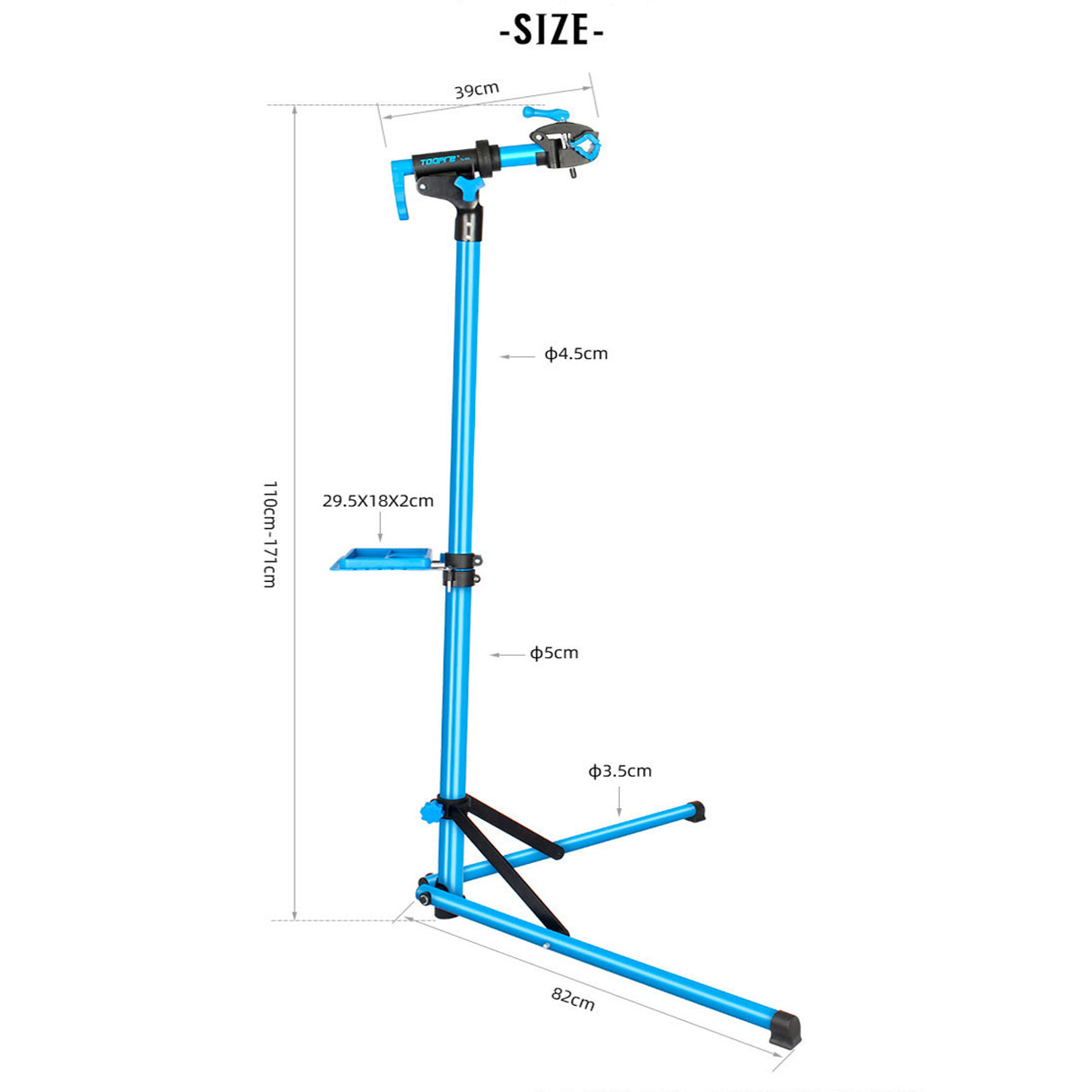 TOOPRE Mountain Bike Professional Repair Stand Aluminum Alloy ...