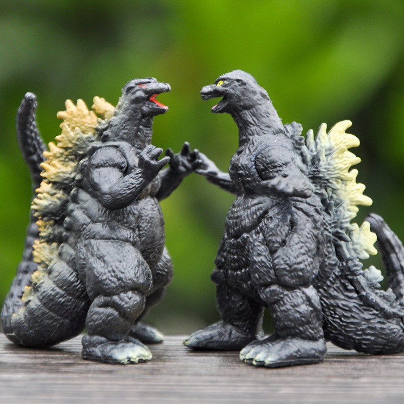 8Pcs/Set 4-5cm Godzilla vs. Kong Anime Figure Godzilla Crimson Mode ...