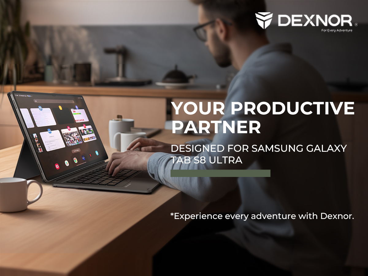 Dexnor Keyboard Case for Samsung Galaxy Tab S8 Ultra Keyboard 14.6 Inch ...